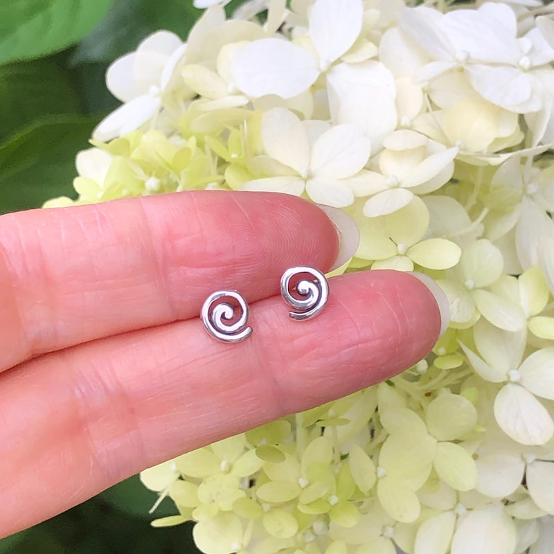 Swirl Earrings - Etsy