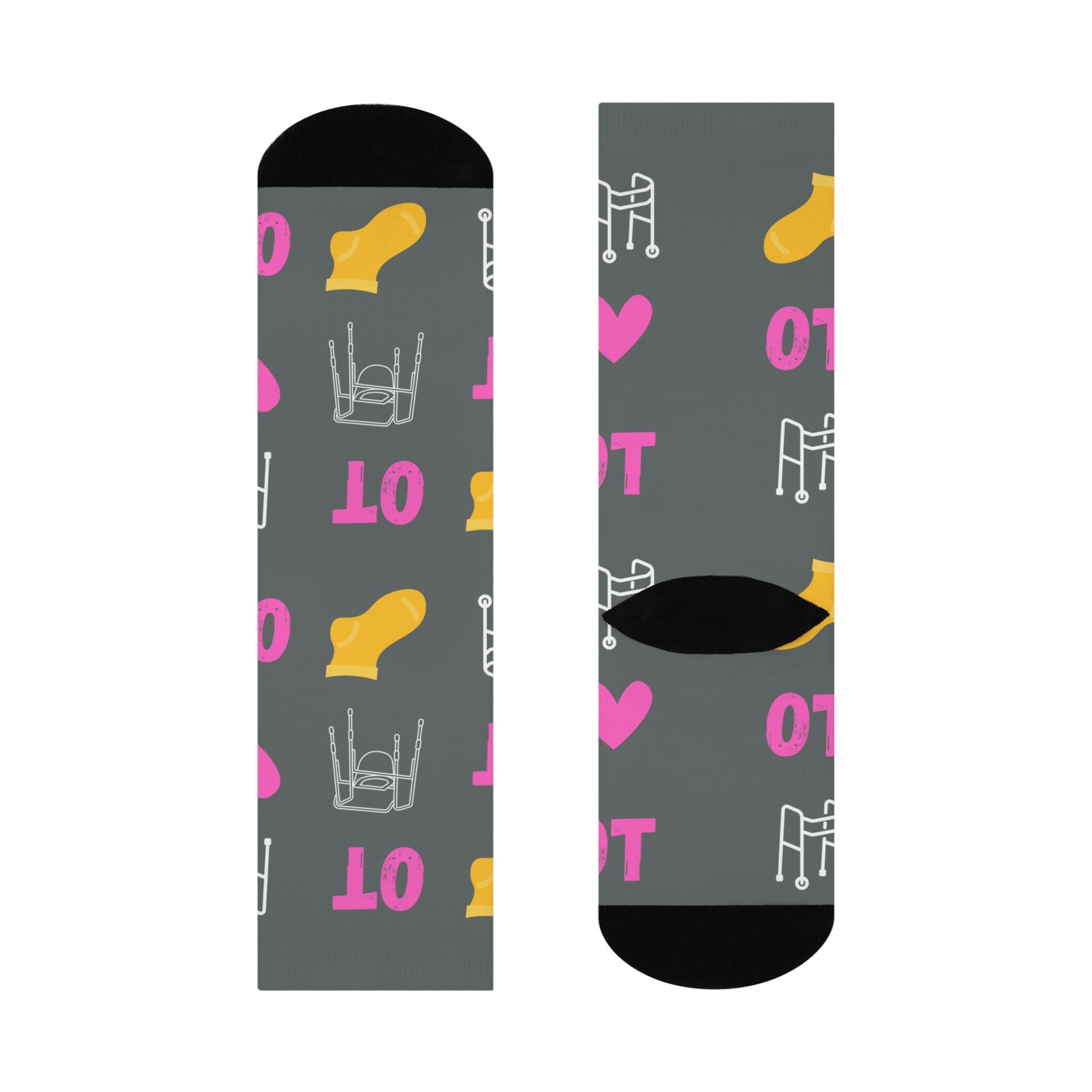 Love Occupational Therapy Socks, Cute Therapy Socks, Gift for Her, OT ...
