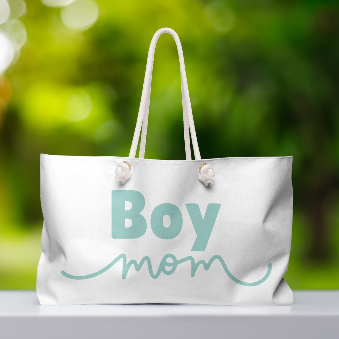 Boy Mom Weekender Bag, Mom Tote Bag, Tote Bag for Mom, New Mom Gift ...