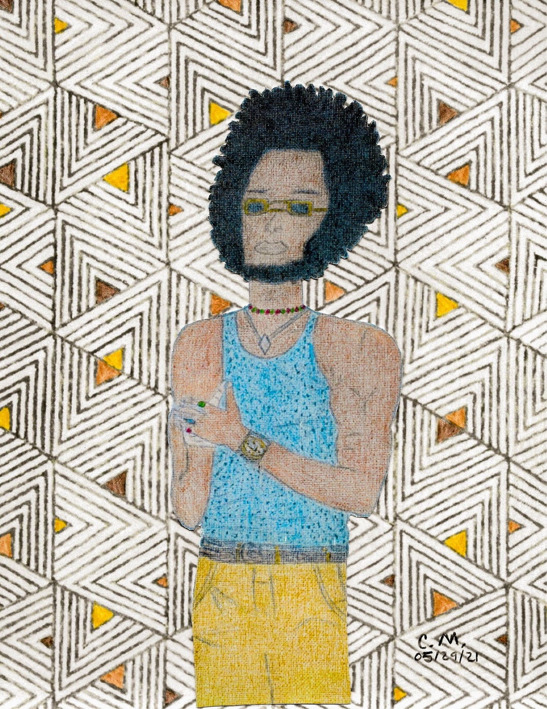 FORTUNATE. Black Man, Black Men, Afro, Muscles, Art, Art Prints, Wall ...