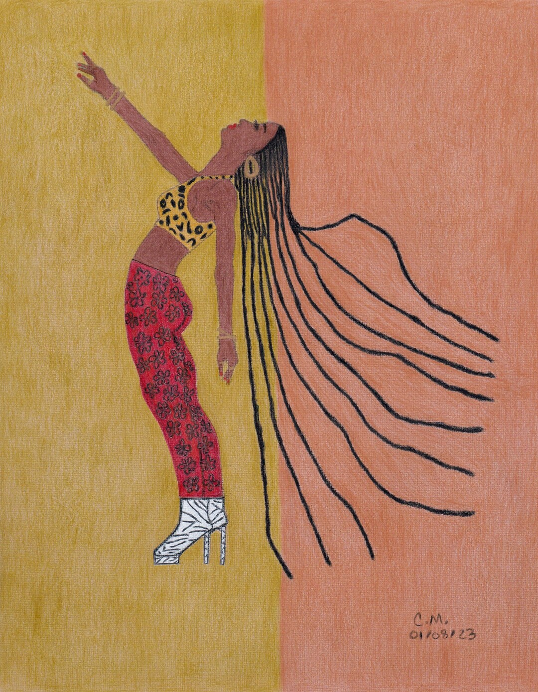 Let Go, Let Flow. Art, Black Art, Black Artist, Wall Art, Art Prints ...