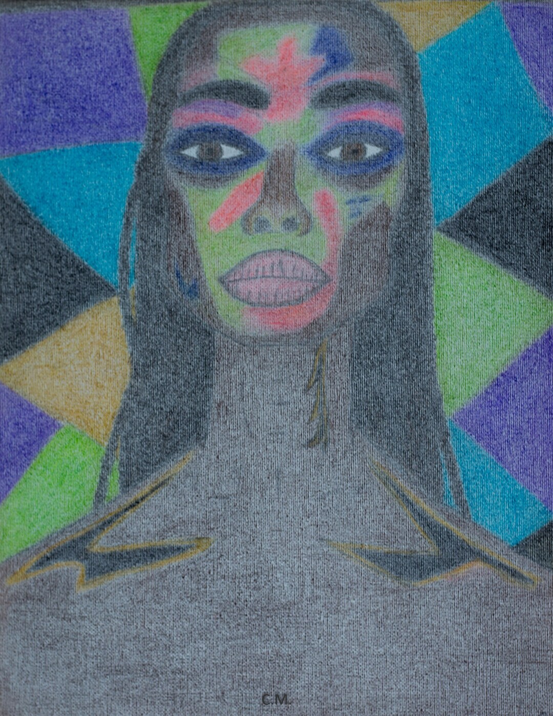 Open Wounds. Black Woman, Black Women, Natural Hair, Braids, Abstract ...