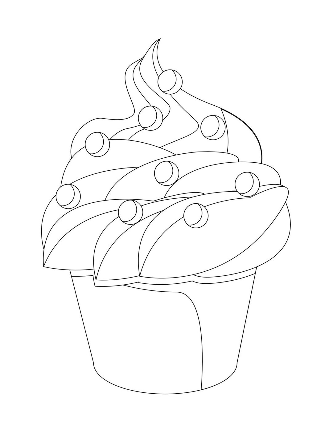 60 Ice Cream Coloring Pages for Kids and Adults - Etsy