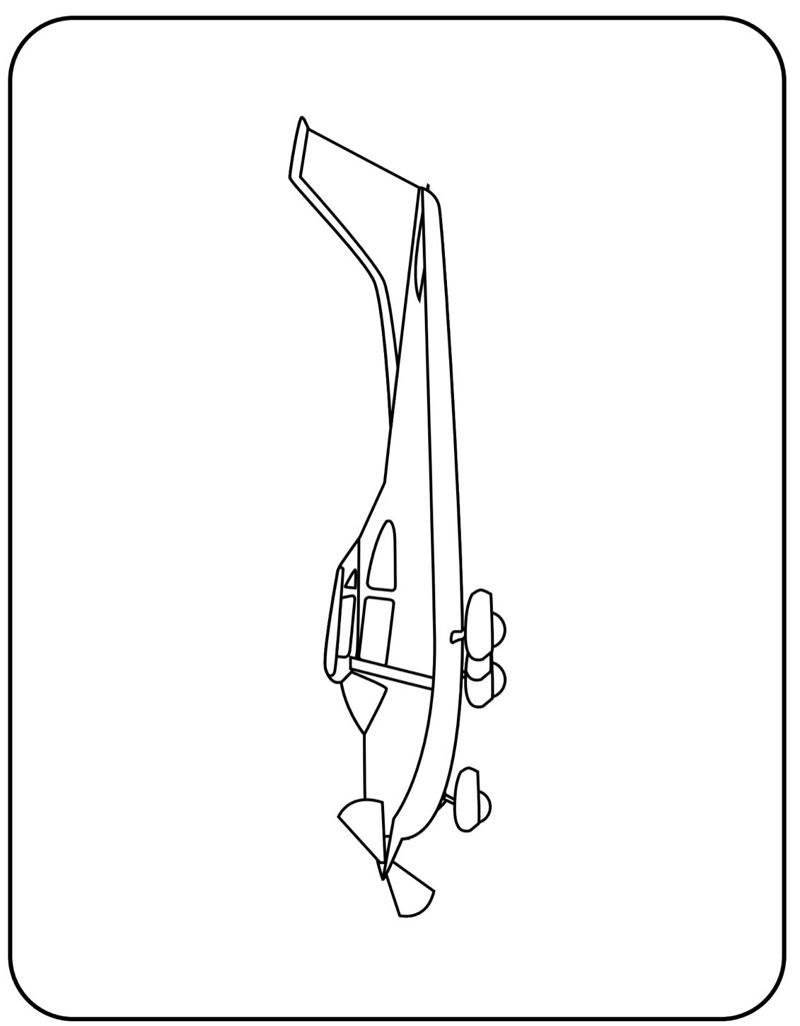 20 Different Style Airplane Coloring Pages for Kid and Adults - Etsy