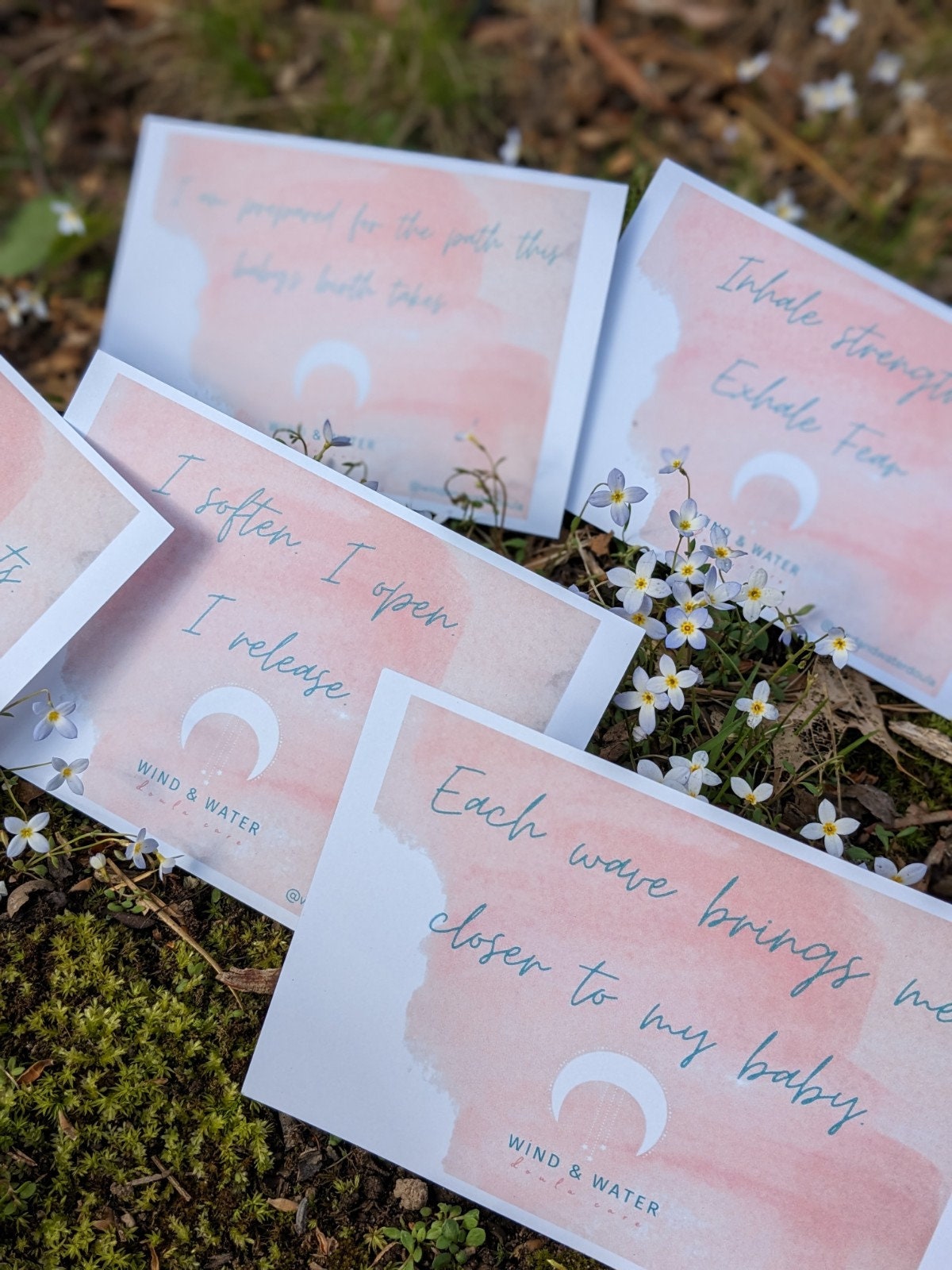 Birth Affirmation Cards - Etsy