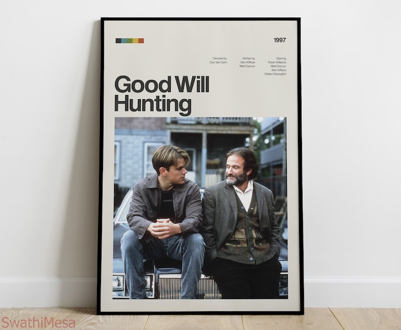 Good Will Hunting Movie Canvas Poster Wall Art Home Decor Framed Gift ...