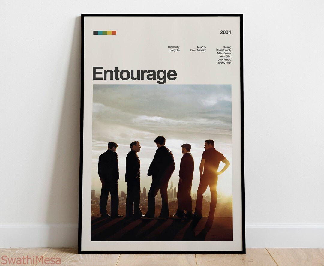Entourage Tv Series Canvas Poster Wall Art Home Decor Framed Gift Idea ...