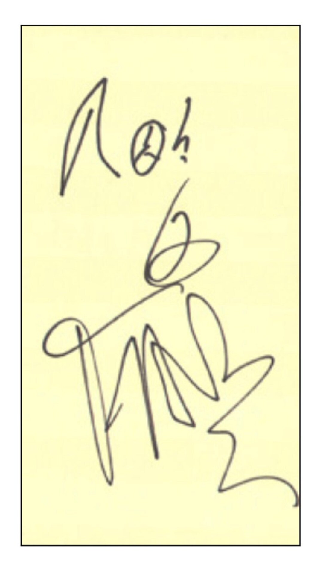 Milli Vanilli Rob Pilatus and Fab Morvan 4x7 Card Stock Paper Signed by ...