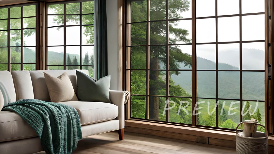 Zen Apartment Zoom Background | Digital Background | Digital Background ...