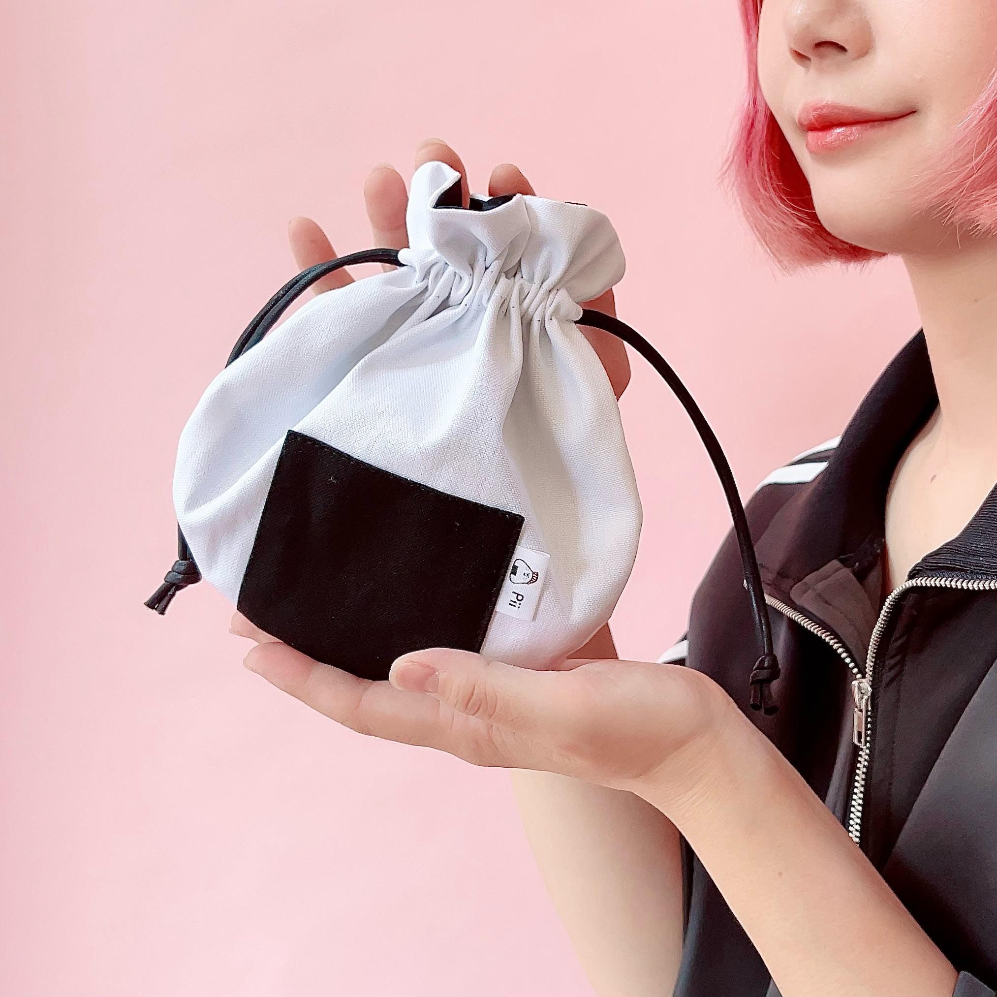 ONIGIRI Drawstring Porch,japanese Rice Ball,japan,handmade,bag - Etsy