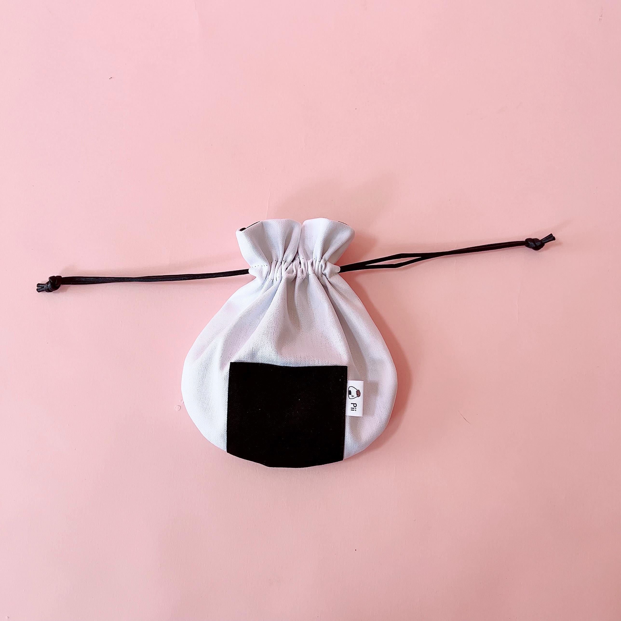 ONIGIRI Drawstring Porch,japanese Rice Ball,japan,handmade,bag - Etsy