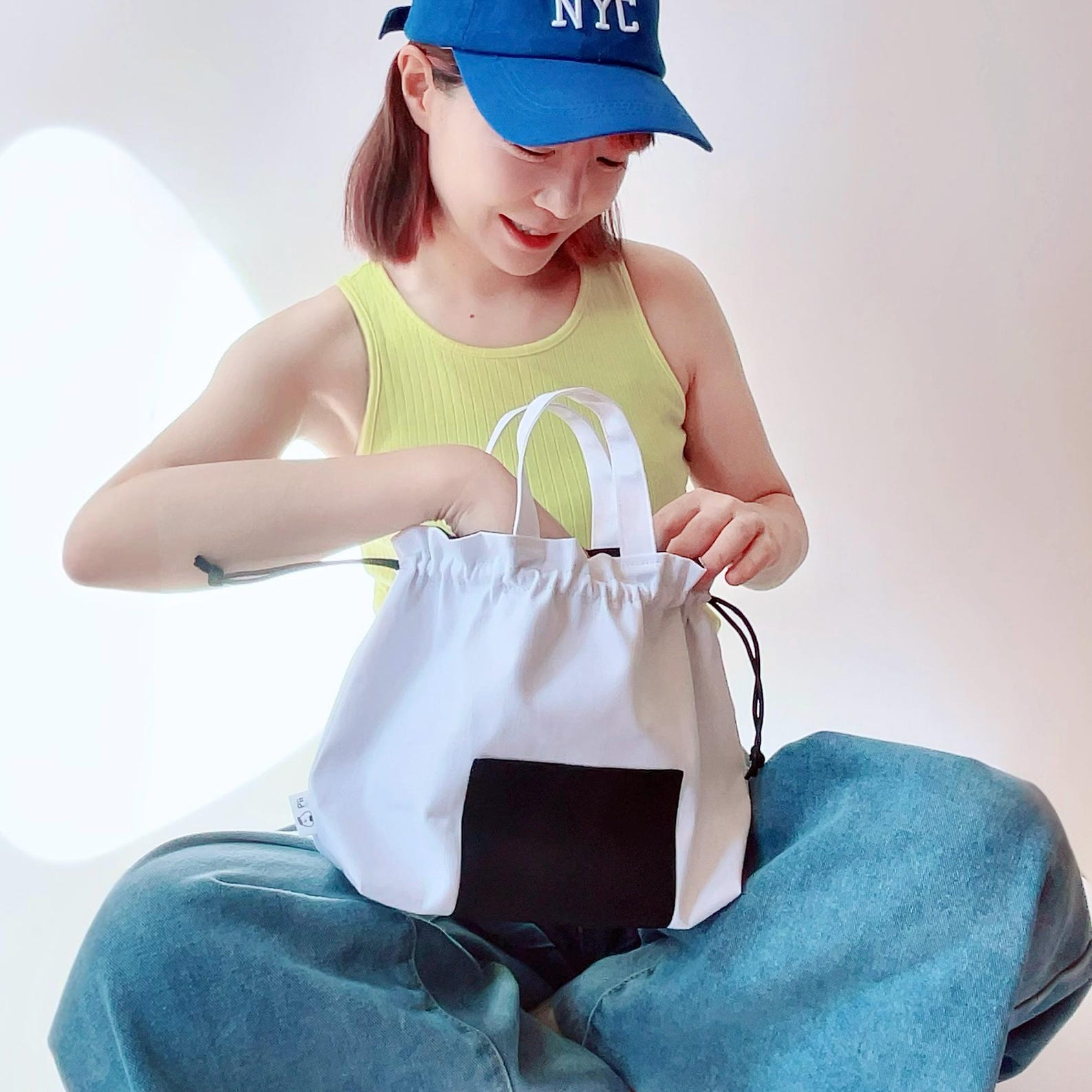 ONIGIRI Drawstring Bag,japanese Rice Ball,japan,handmade - Etsy