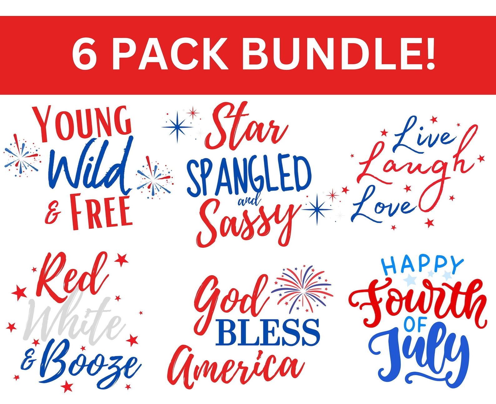 4th of July SVG Bundle Fourth of July Svg July 4th Svg 4th - Etsy