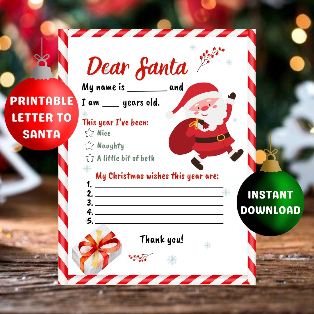 Carta de Santa, Carta a Santa, Carta de Santa, Cartas de Santa, Querido ...