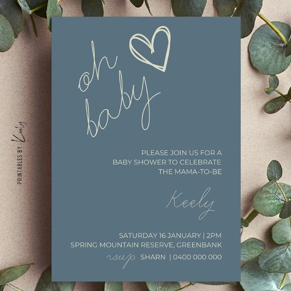 Facebook Event Cover Baby Shower - Etsy