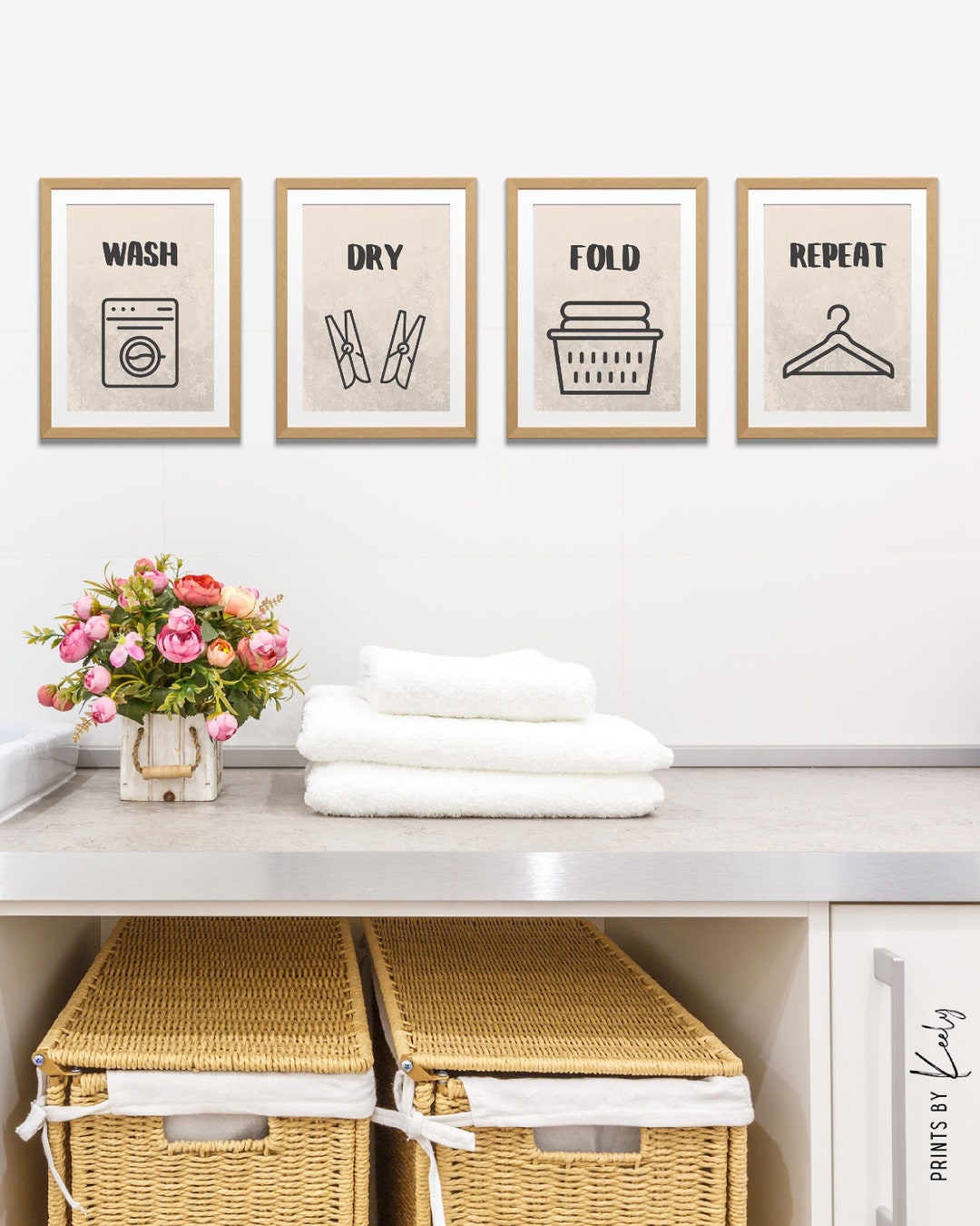 Laundry Wall Art | Laundry Room Decor | Laundry Print | Wash Dry Fold ...