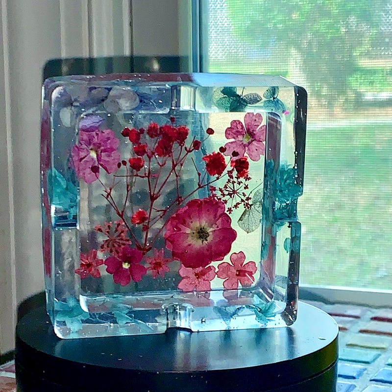 Glass Ash Tray Square - Etsy