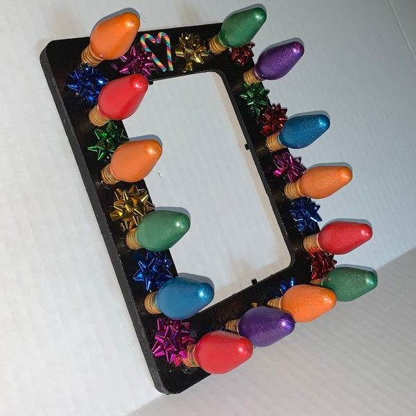 Christmas Lights Picture Frame - Etsy