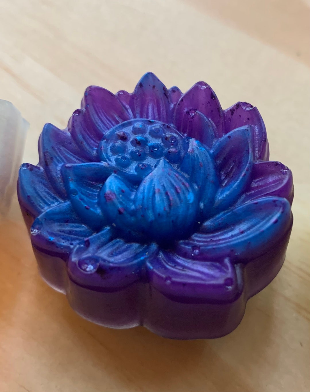 Lotus Flower Drawer Knob/pull in Multiple Colors Resin Unique Handmade ...