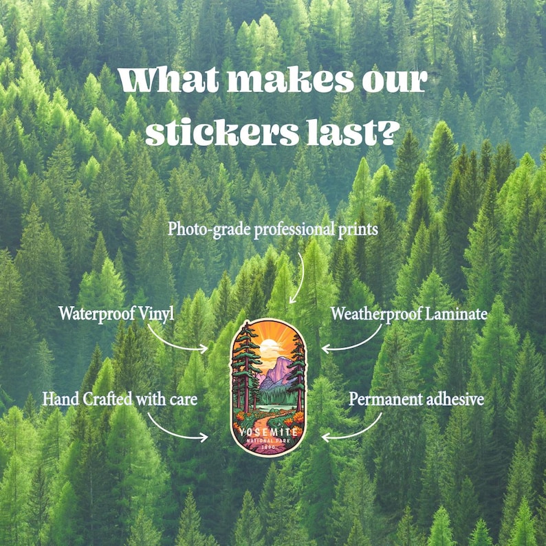 Hawaii Volcanoes National Park Sticker – Retro Volcano Vinyl Decal ...