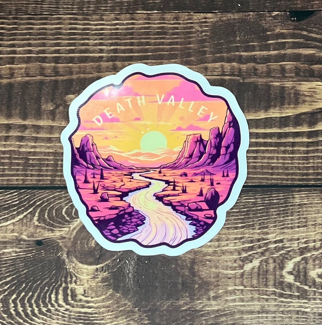 Death Valley National Park Sticker, National Park Stickers, Travel ...