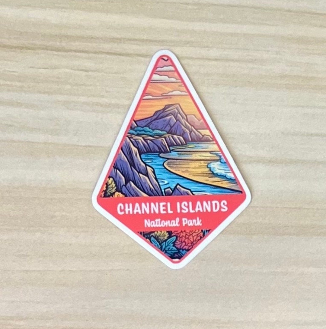 Channel Islands National Park Flower Petal Diamond Sticker, National ...