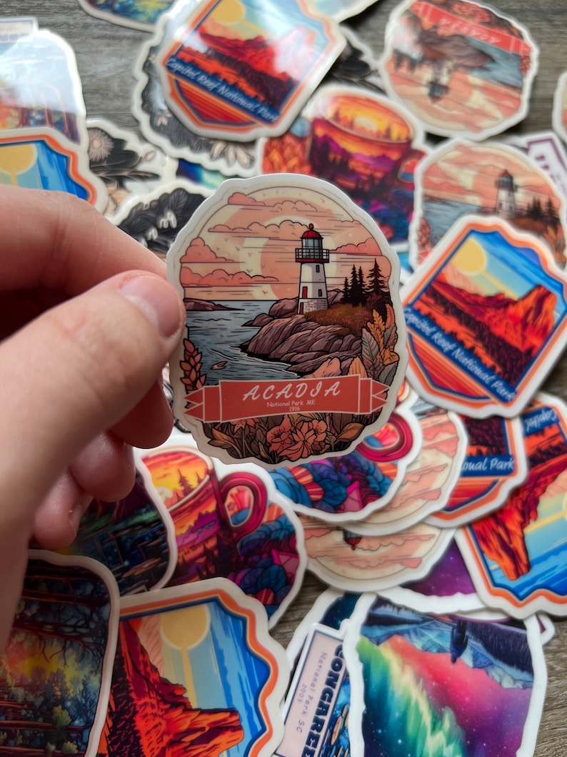 Zion National Park Sticker, National Park Stickers, Travel Stickers ...