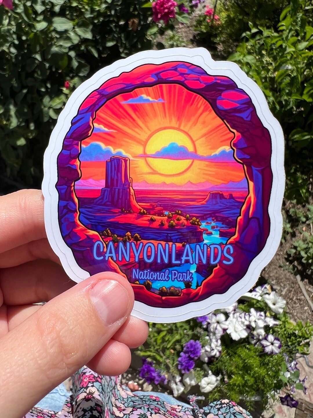 Canyonlands National Park Sticker: Waterproof Vinyl Travel Decal - Etsy