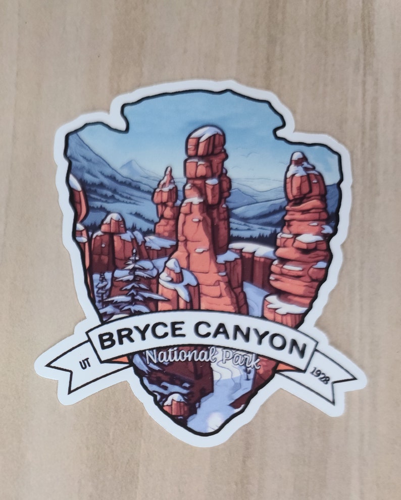 Bryce Canyon National Park Vinyl Sticker: Adventure Decal - Etsy