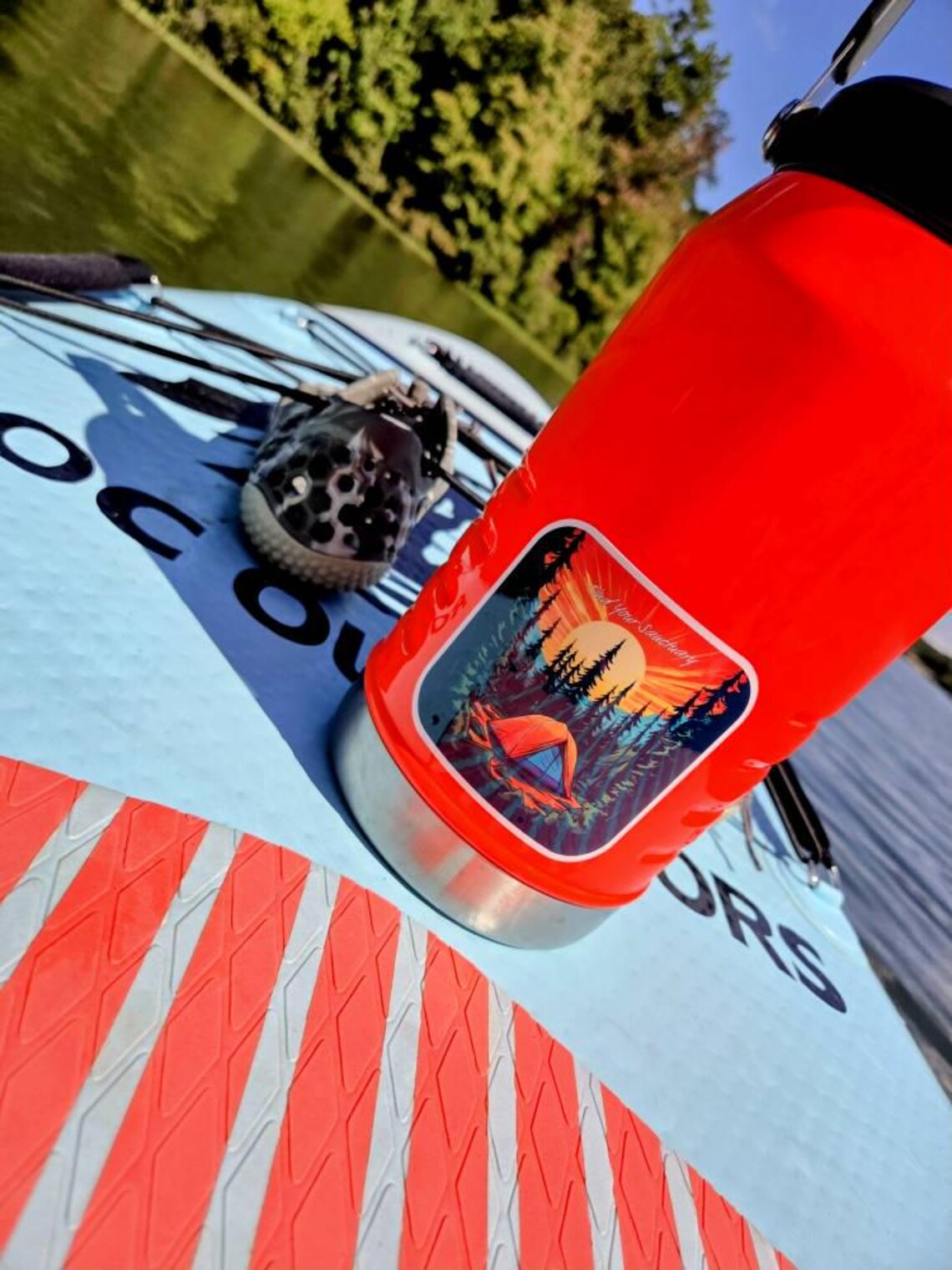 Hawaii Volcanoes National Park Sticker – Retro Volcano Vinyl Decal ...