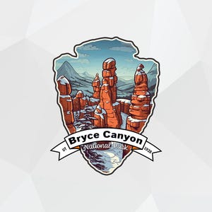 Bryce Canyon National Park Sticker, National Park Stickers, Travel ...
