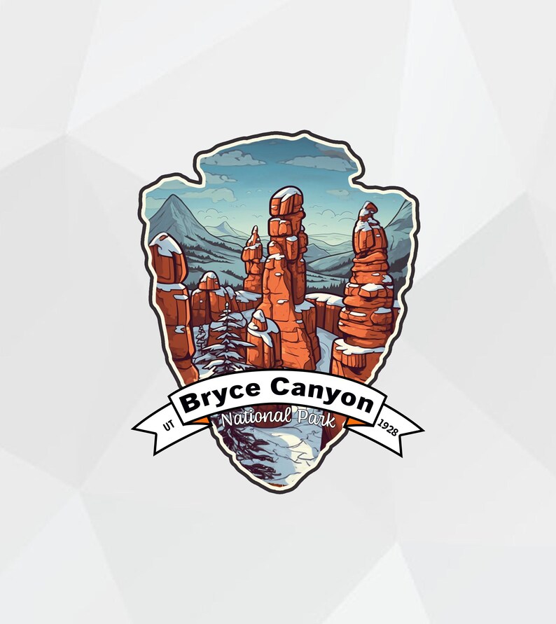 Bryce Canyon National Park Vinyl Sticker: Adventure Decal - Etsy