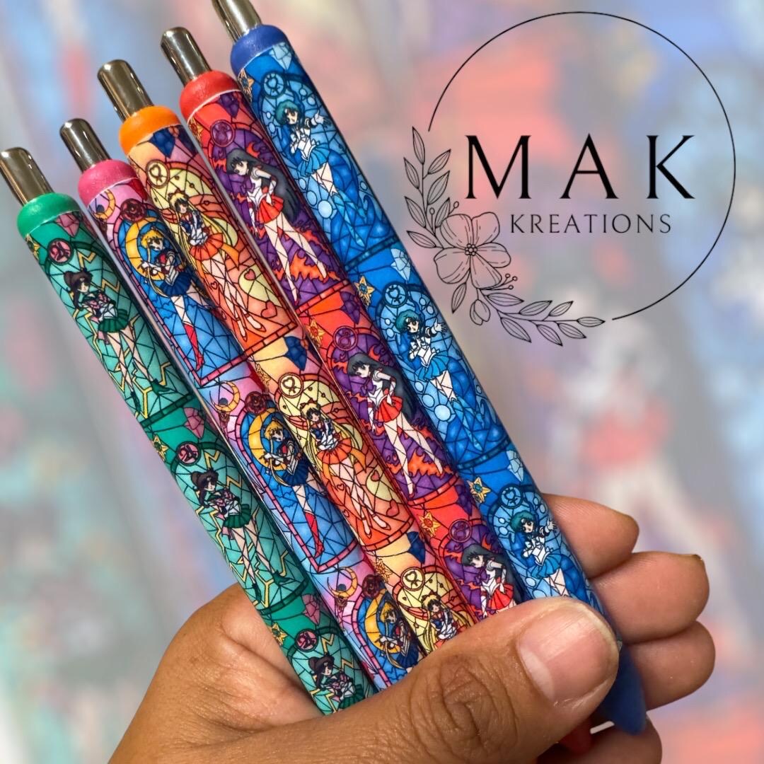 Moon and Planet Inspired Ink Joy Pens - Etsy
