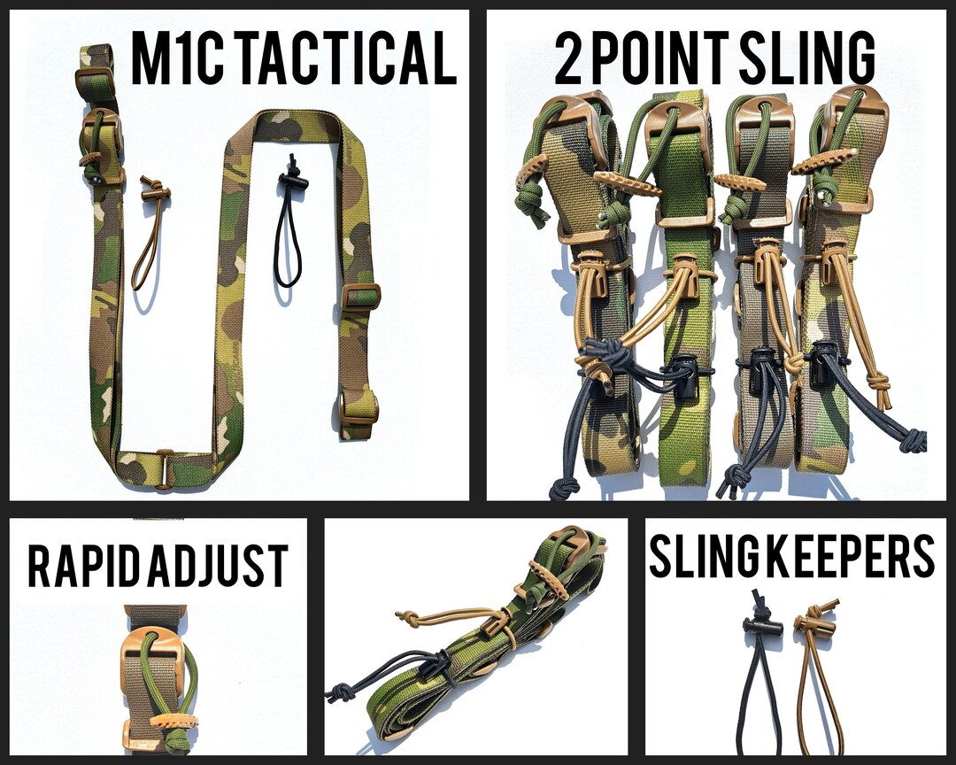 M1C Tactical 2 Two Point Sling canadian Made Multicam, Tropic, Arid ...