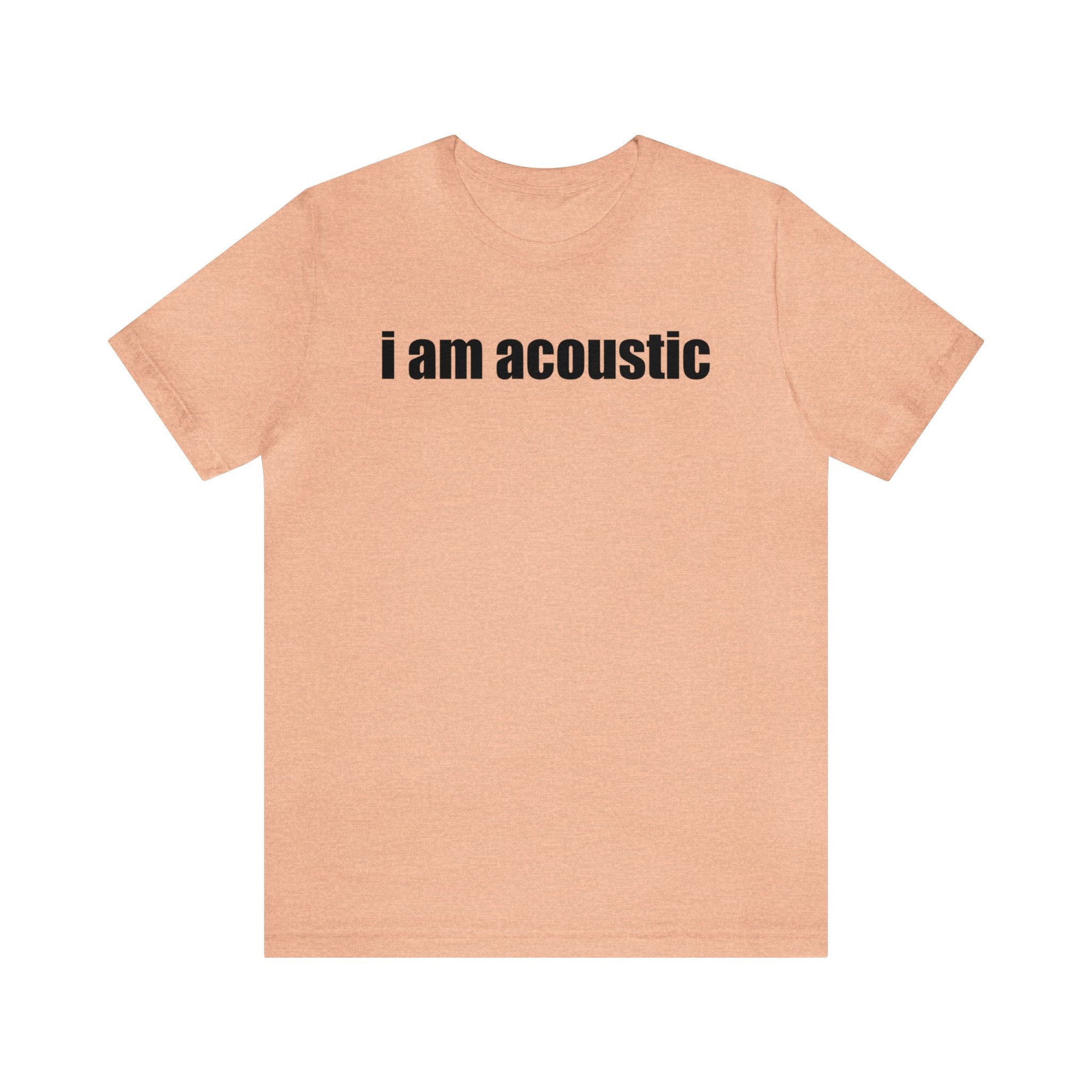 Funny Meme Shirt, I Am Acoustic, Autism Shirt, Guitarist Shirt, Guitar ...