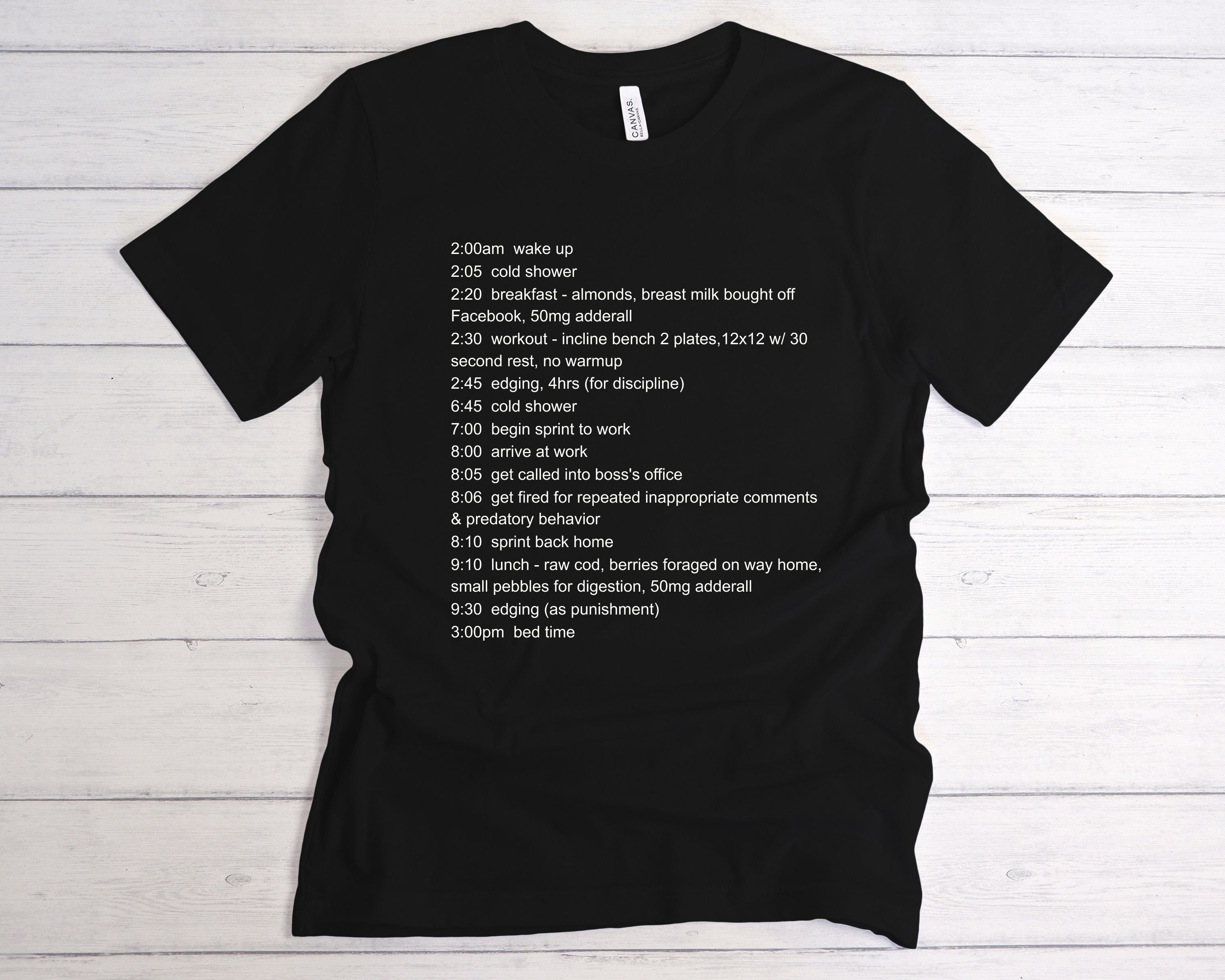 Funny Meme Shirt, Sigma Male Schedule Shirt, Inappropriate Shirt, Gym ...