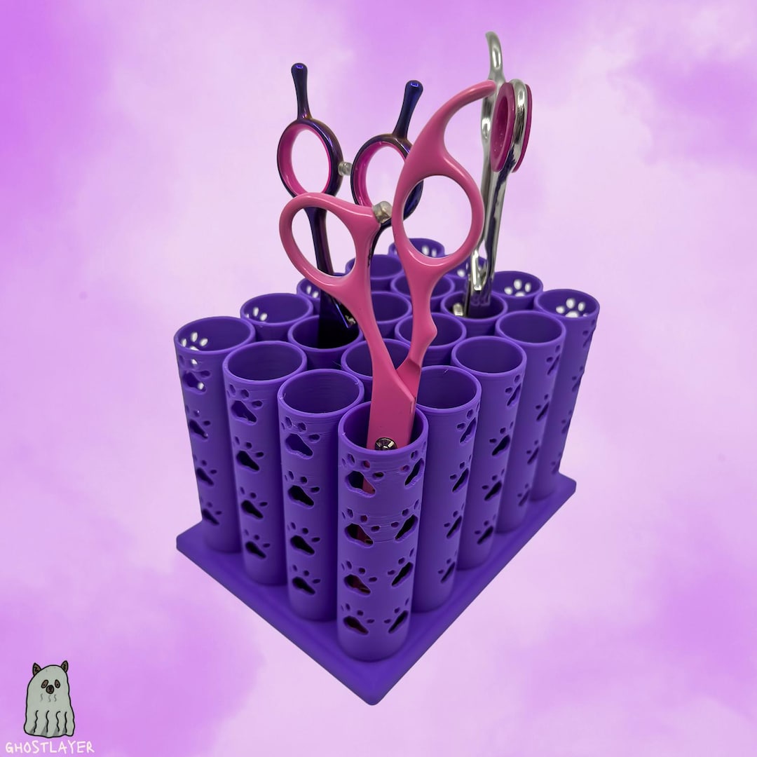 The Boston Terrier - Medium Dog Size Grooming Scissor Holder Vertical ...