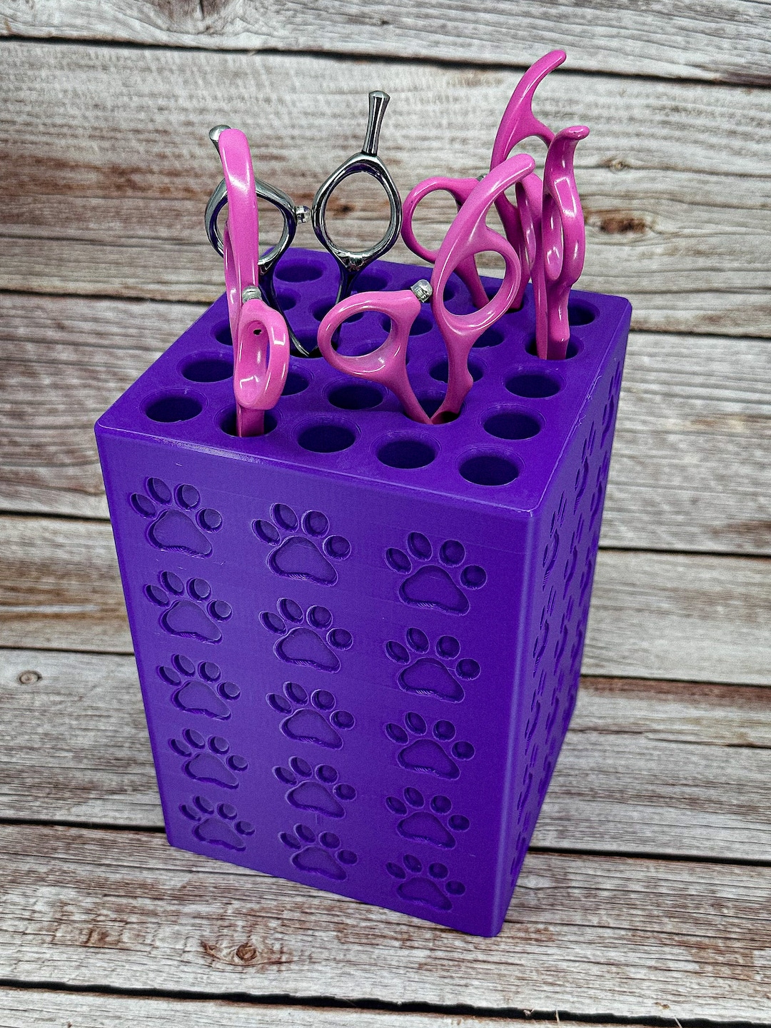 The Dobermann- Medium Dog Grooming Scissor Holder Vertical— up to 25 ...