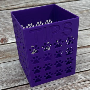 Dog Grooming Tip Jar Simple Organizer - Etsy
