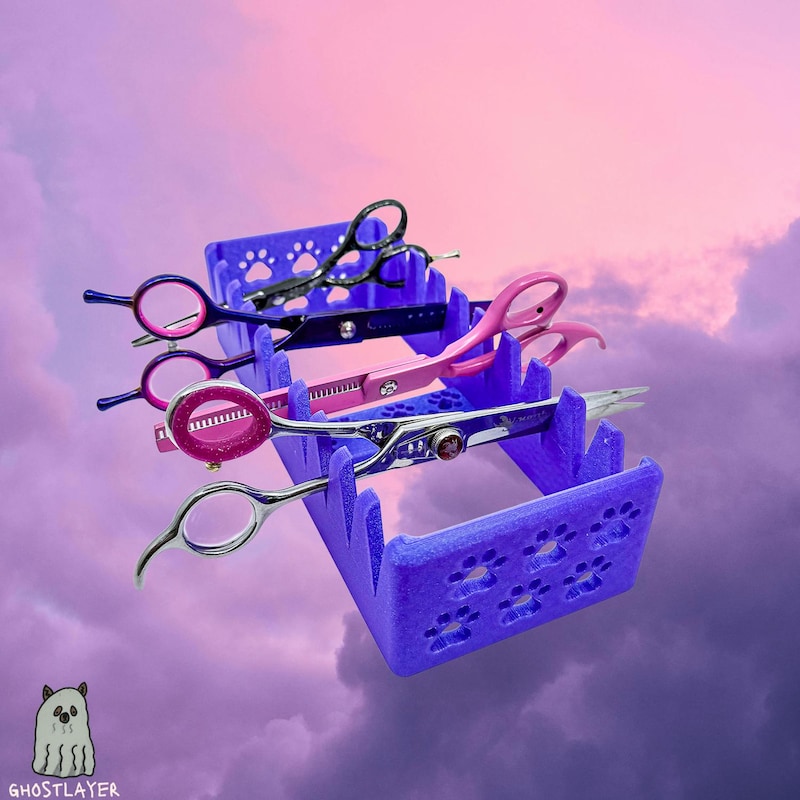 Barber Scissor Organizer - Etsy