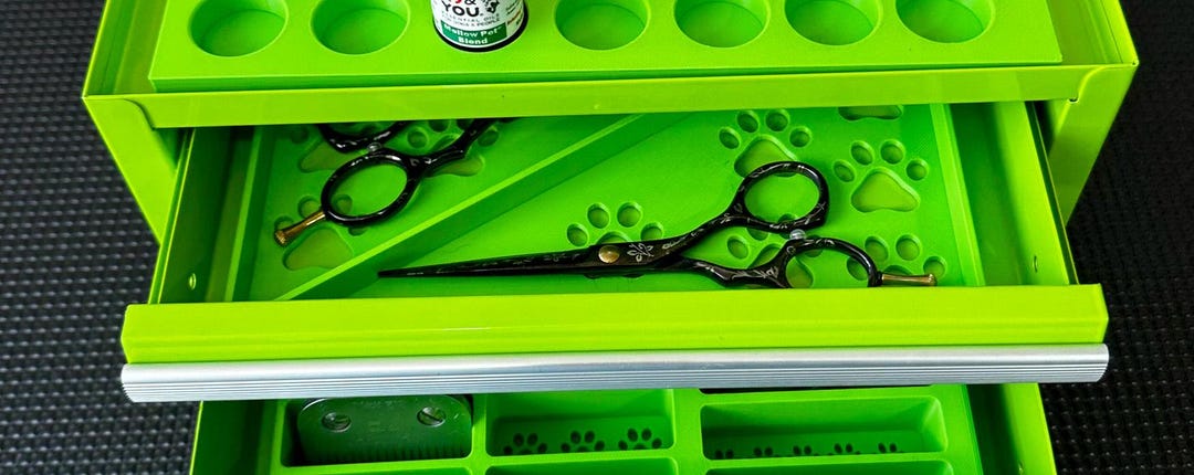 Kobalt Mini Toolbox Middle Drawer Organizer (two Drawer W/lid and Three ...