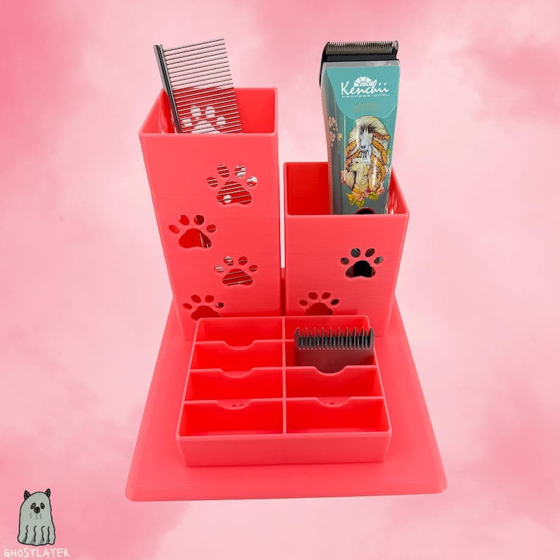 The Frenchie - Dog Grooming Brush and Standard Size Blade Holder ...