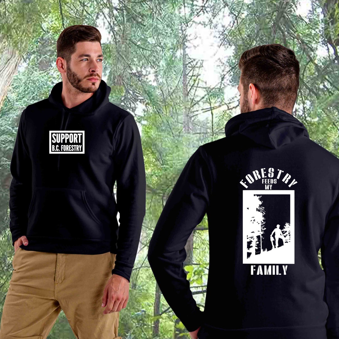 Logging Hoodie, Faller, Forestry Feeds My Family, Forestry - Etsy
