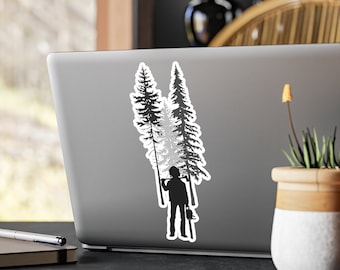 Logger's Crossbones Decal Sticker C710 Arborist Forestry Chainsaw Tree ...