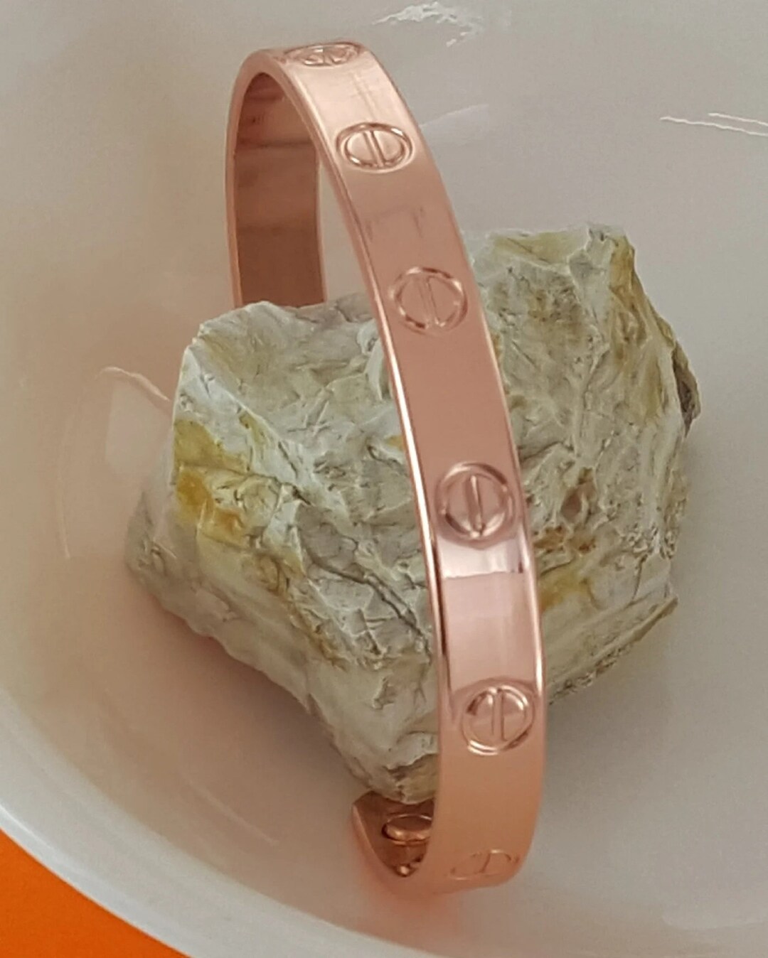 Bolt Design Pure Copper Magnetic Bracelet, Arthritis Pain Therapy Cuff ...