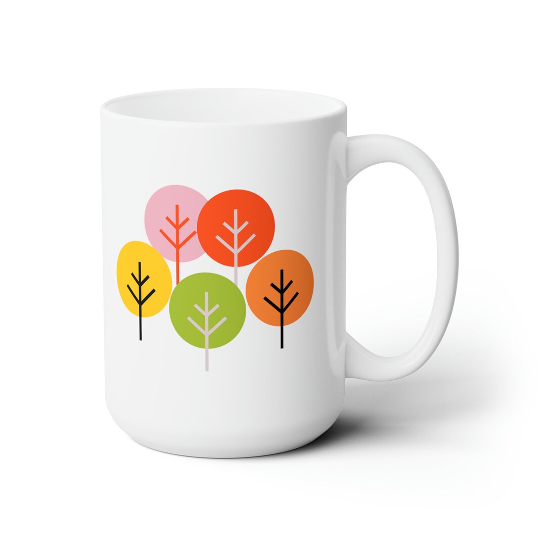 Nature-inspired Mug Colorful Coffee Cup Planet-friendly Morning Vibes ...