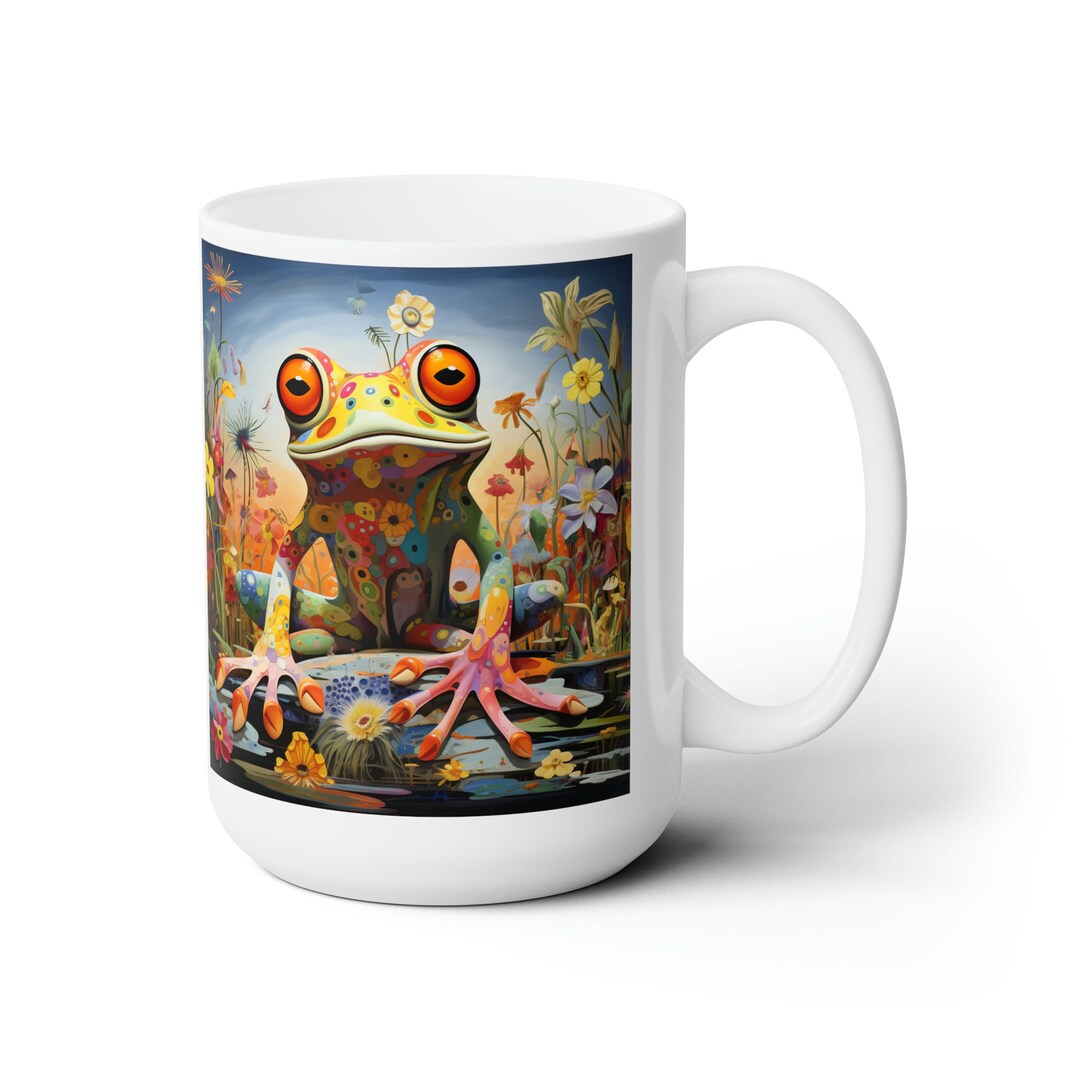 Frog Coffee Mug Picasso-inspired Frog Design Gift for Art and Coffee ...