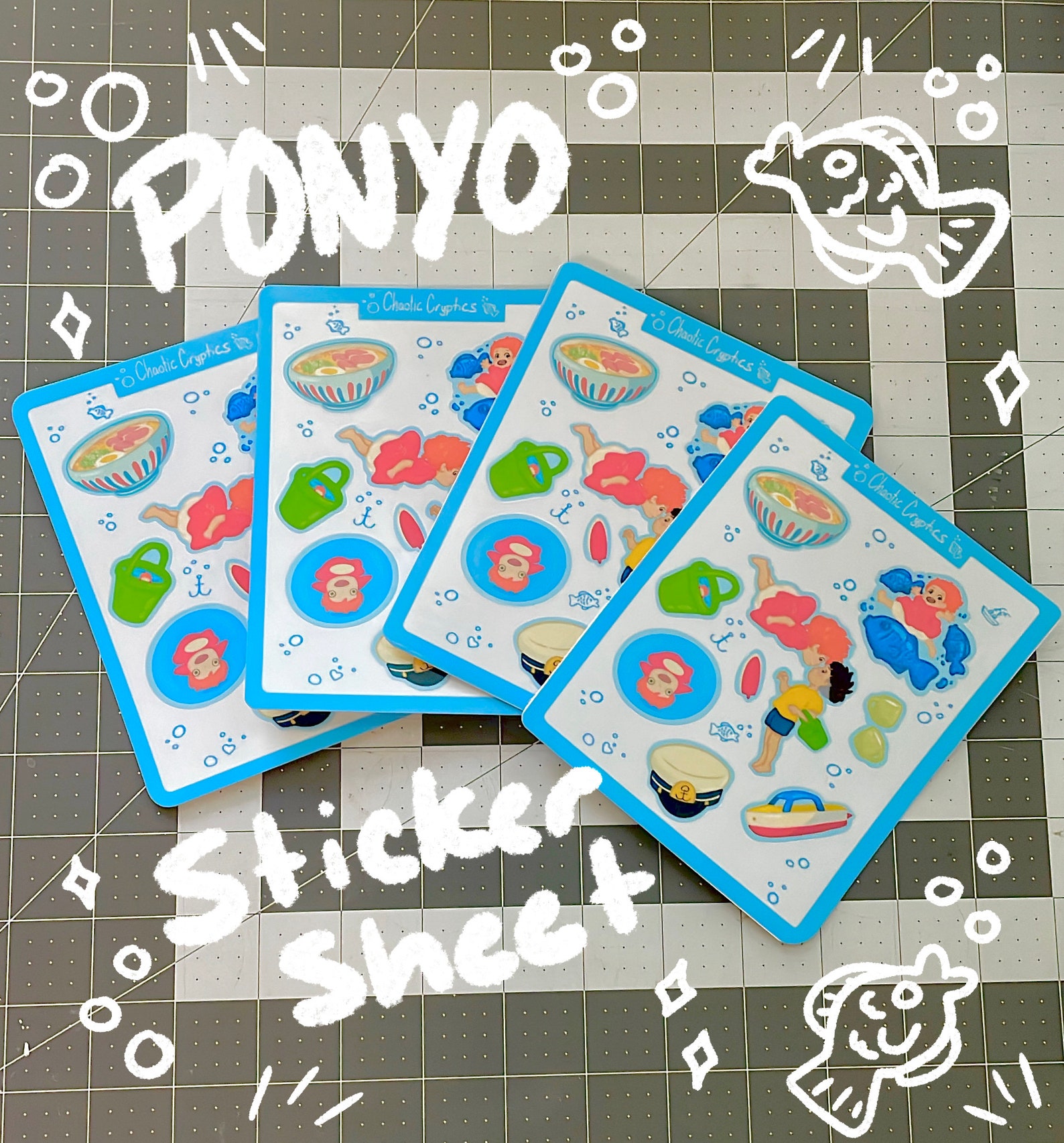 Fishy in the Sea Sticker Sheet - Etsy