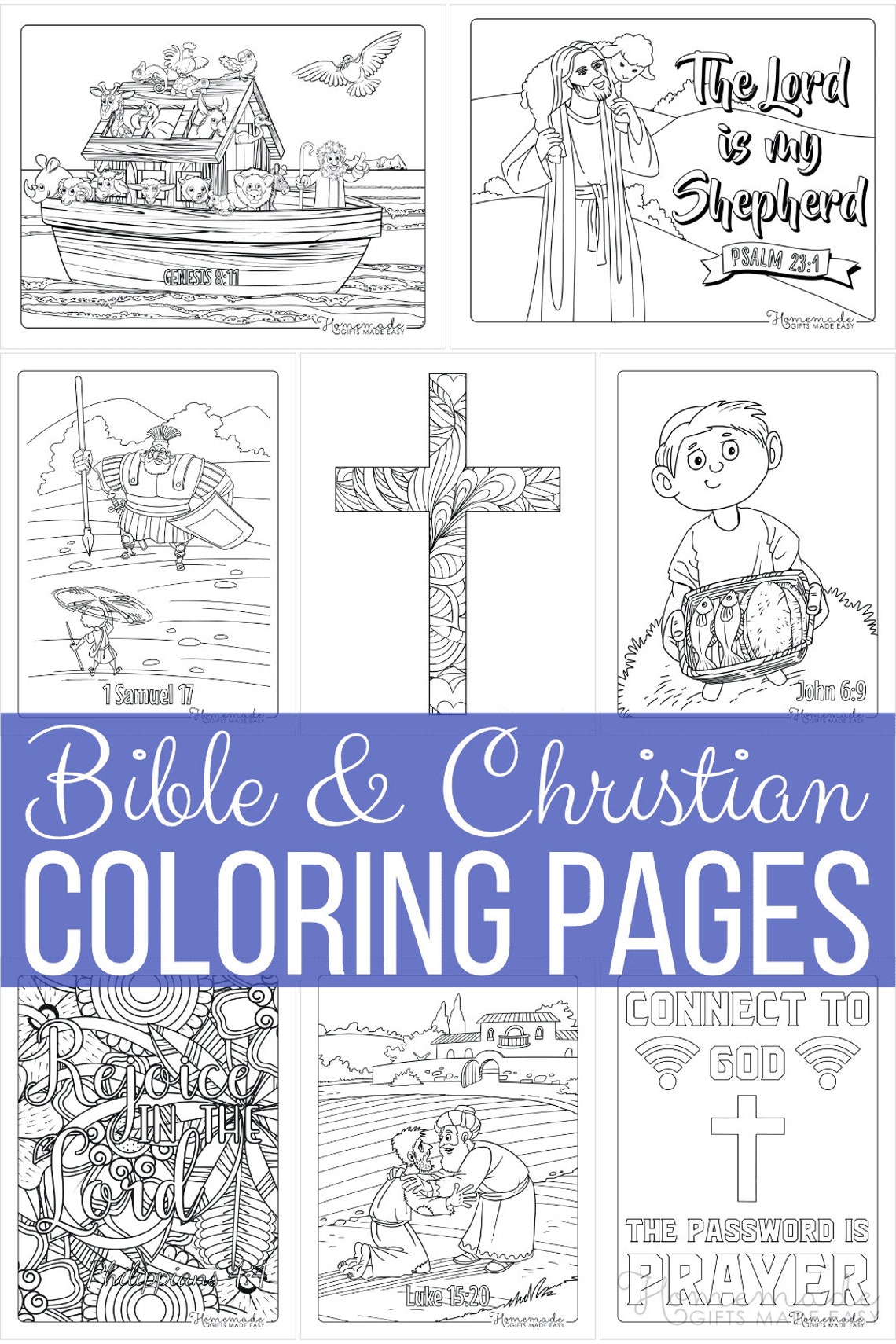 30 Bible Coloring Pages Christian Coloring Pages Coloring Page for ...