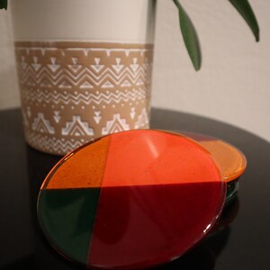 Round Colorful Coasters 4 Inch Round Coasters Resin & Epoxy Coasters ...